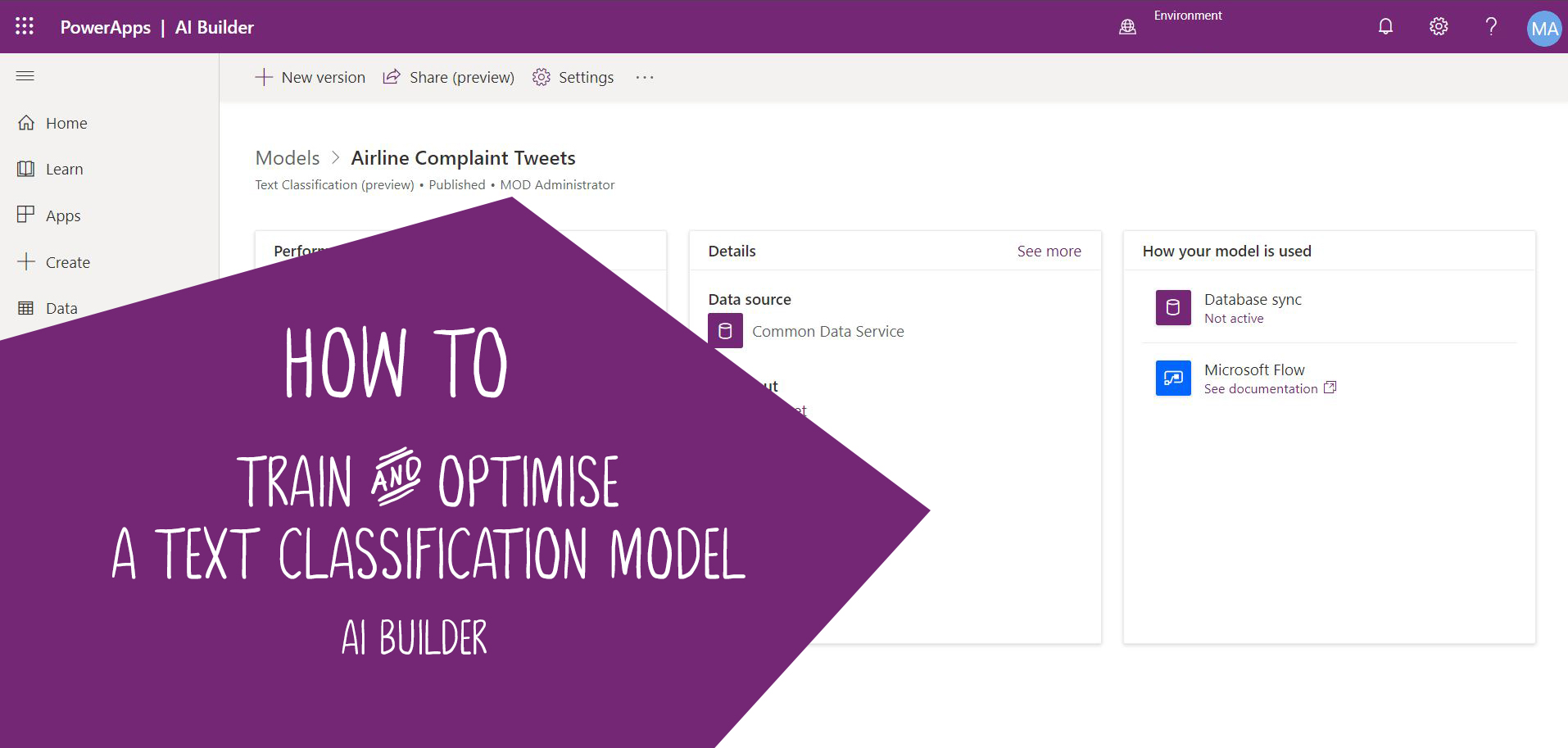Train AI Builder Text Classification How To – Lisa Crosbie